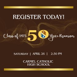 Class of 1975 50th Reunion | Carmel Catholic High School